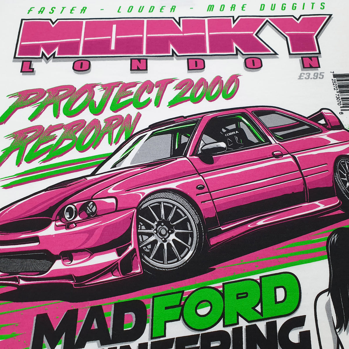 ML Max Power T Shirt White – MONKY LONDON